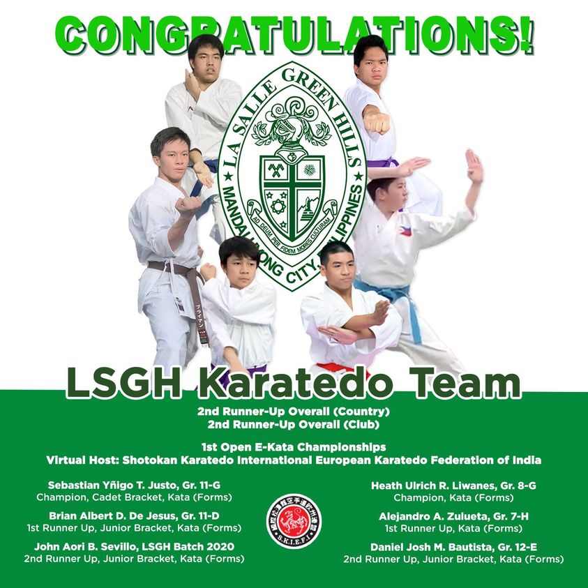 LSGH Karatedo Team Wins 8 Medals, Places 2nd In E-kata Championships ...