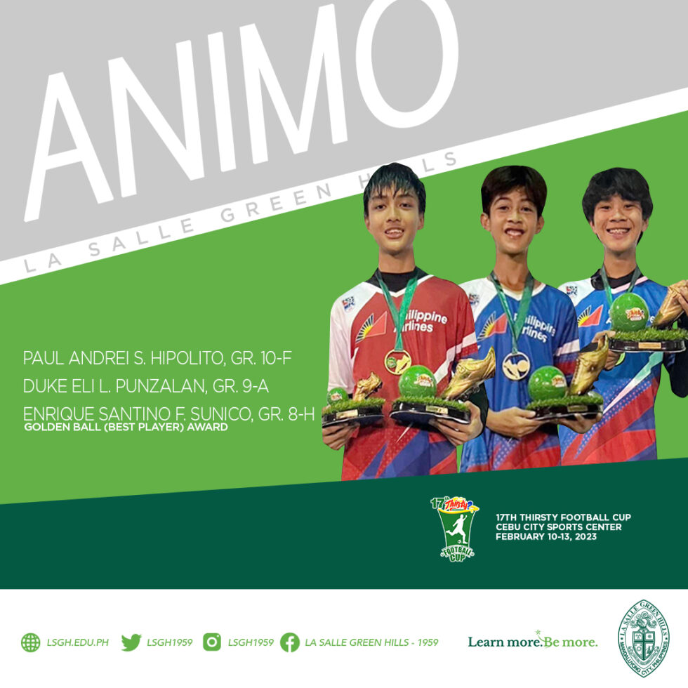 LSGH football players bag U15 championship in Cebu football festival ...