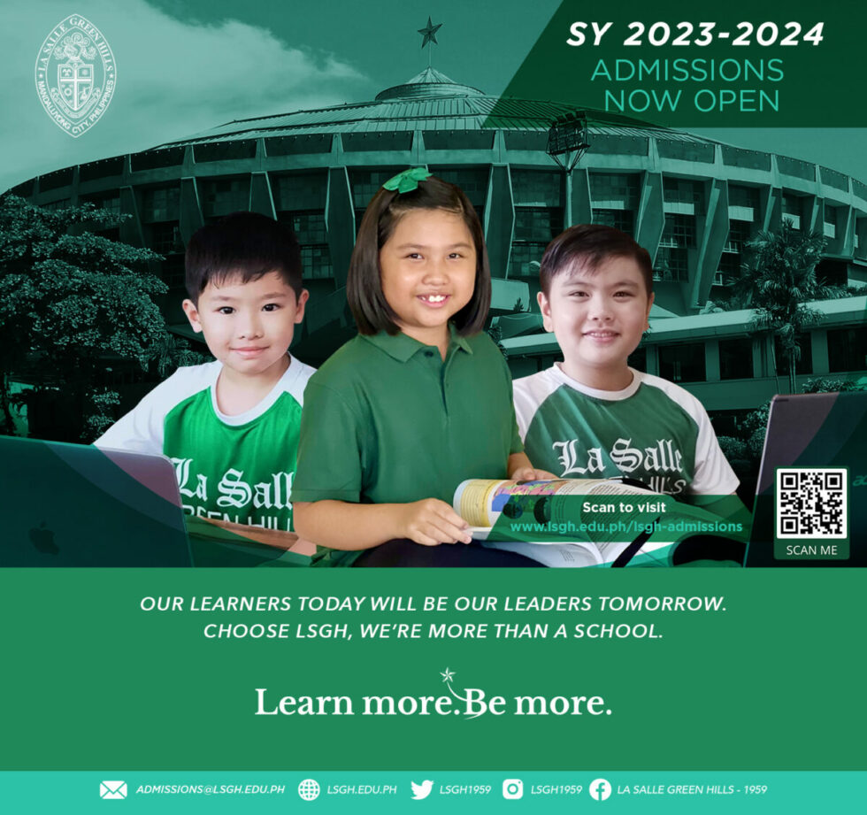 Register at LSGH today! | La Salle Green Hills