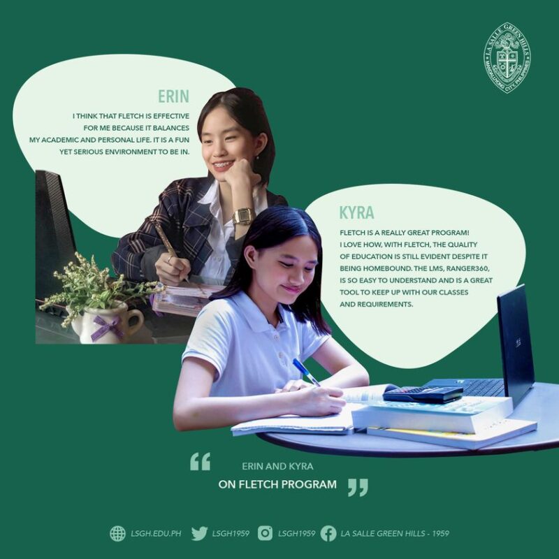 Enrollment ongoing. Register with LSGH today! | La Salle Green Hills