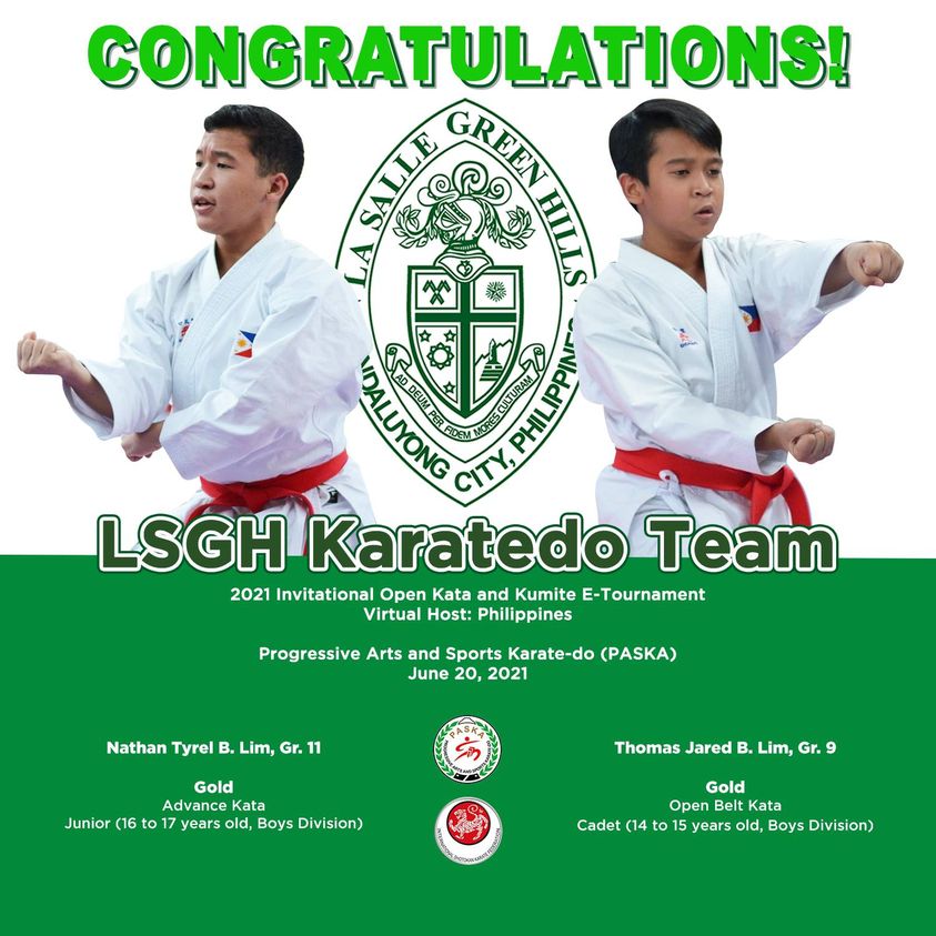 Karatedo brothers and teammates win gold in open kata and kumite e ...