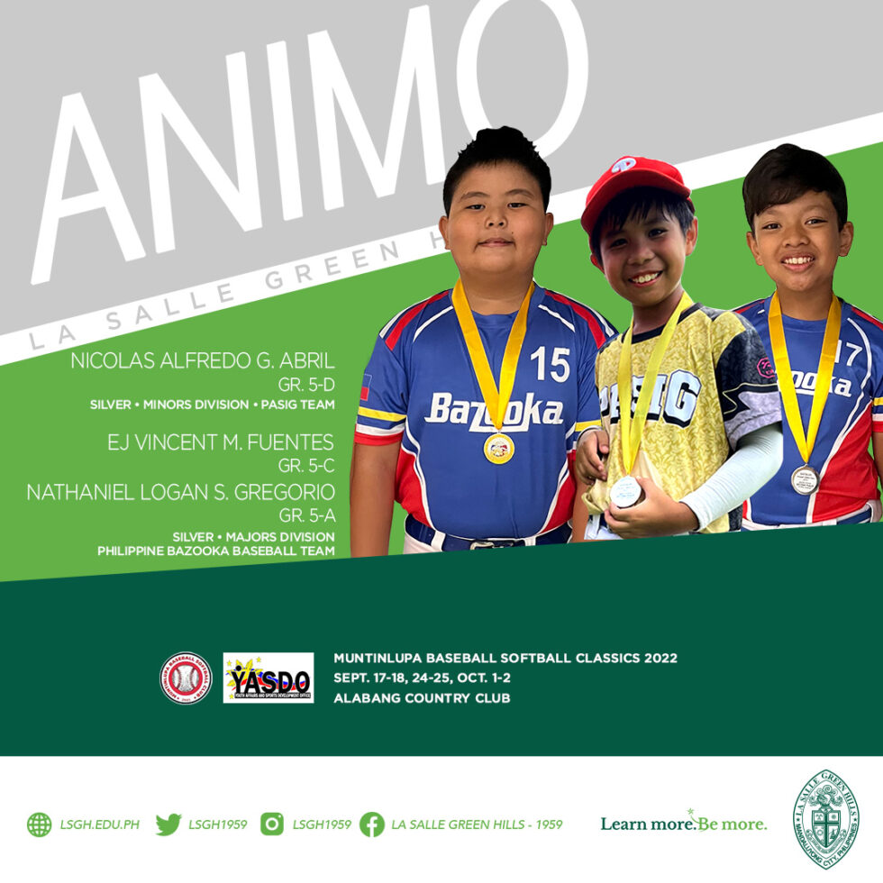 LSGH Pinto Team bags silver medals in MBSC 2022 | La Salle Green Hills