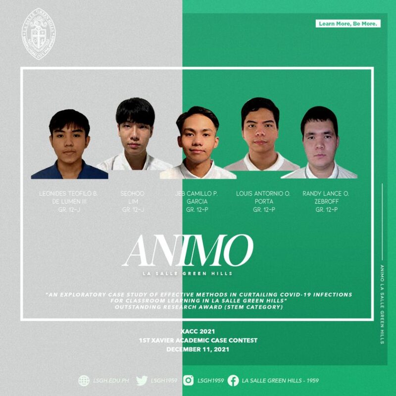 SHS students win Outstanding Research Award in case competition | La ...