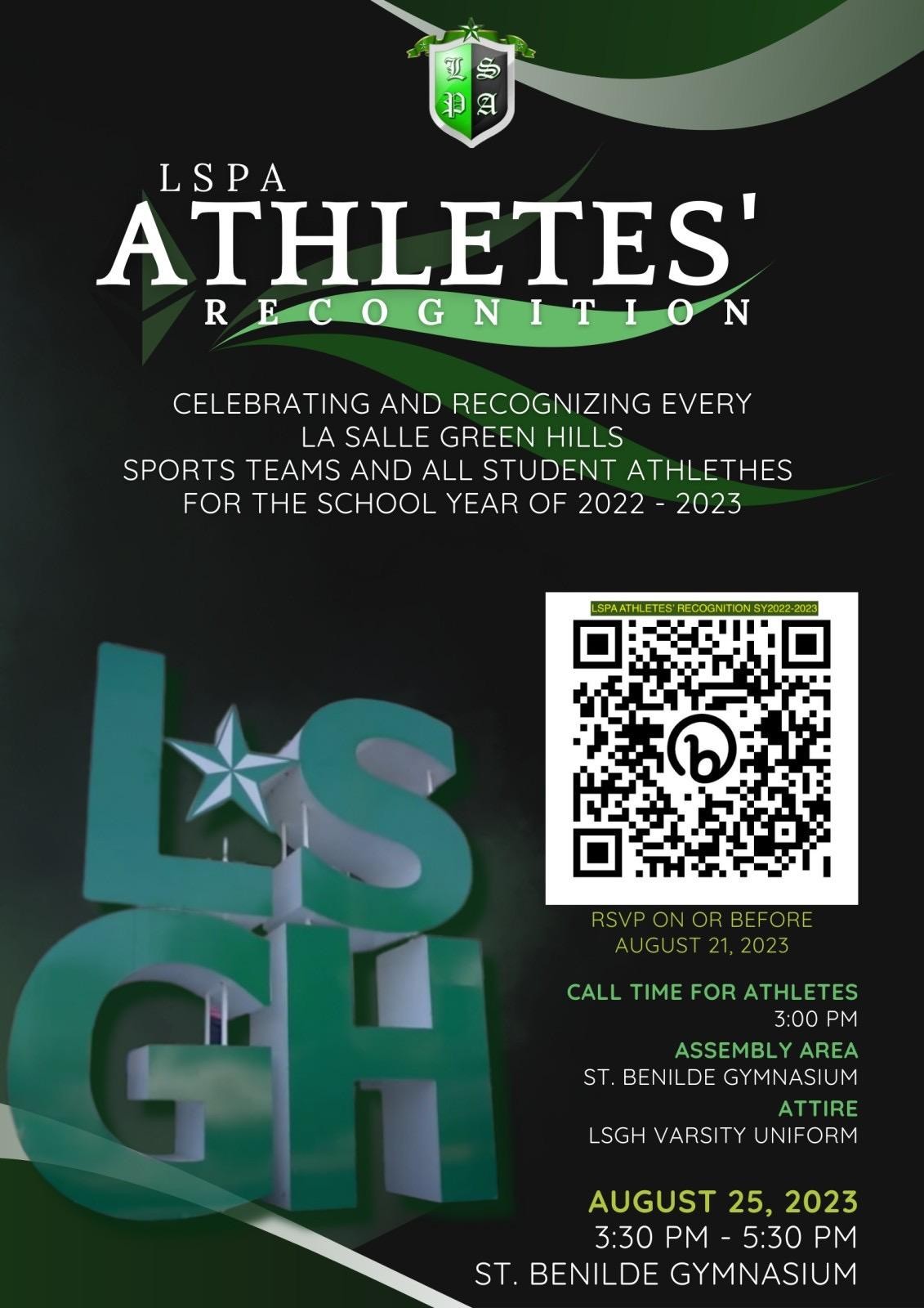 LSGH student-athletes honored at LSPA recognition ceremony - La Salle ...