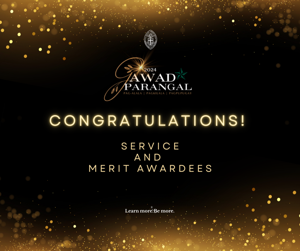 Congratulations to all our Gawad Parangal awardees! - La Salle Green Hills