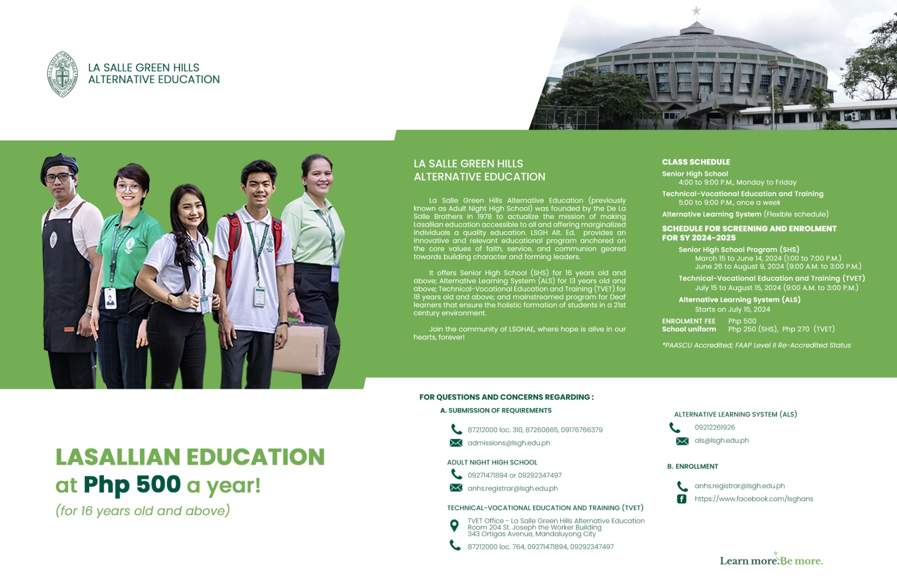 Integrated School | La Salle Green Hills
