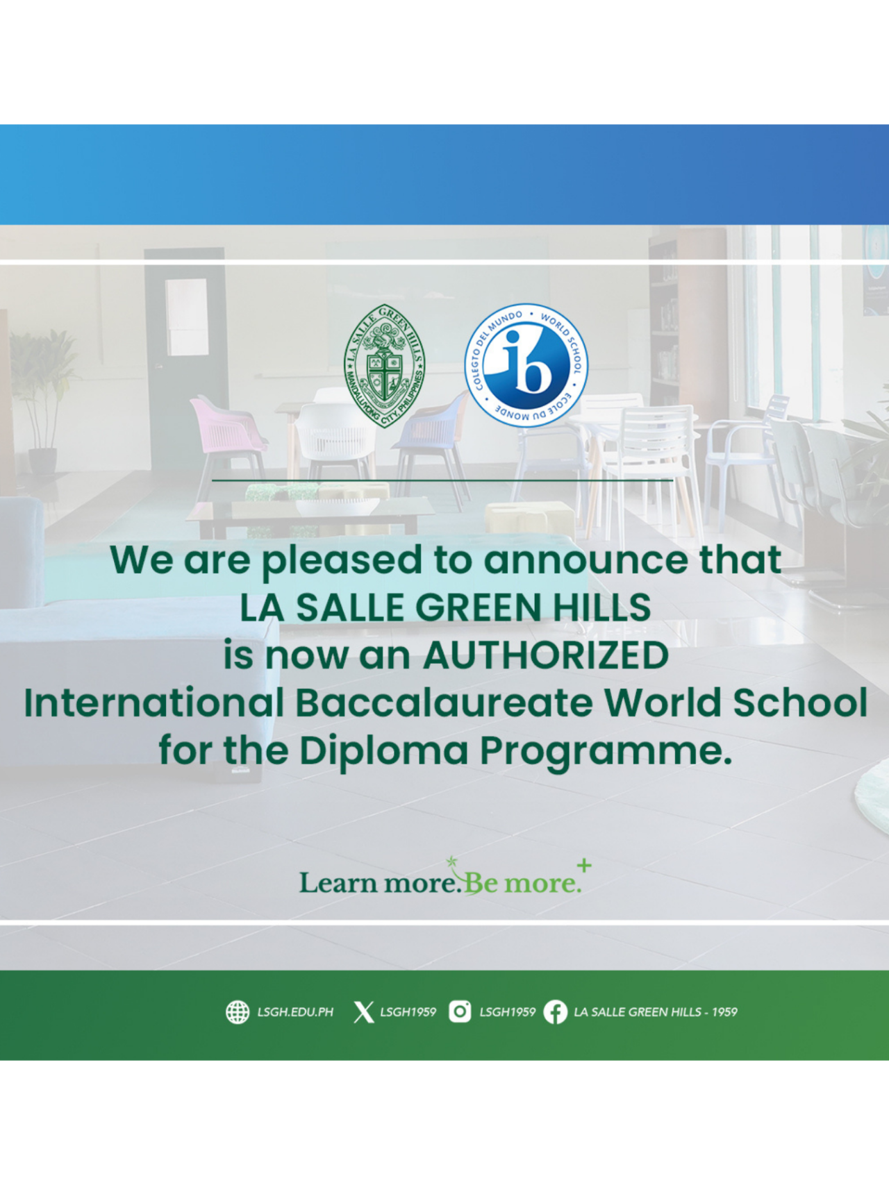 International Baccalaureate Diploma Programme | La Salle Green Hills