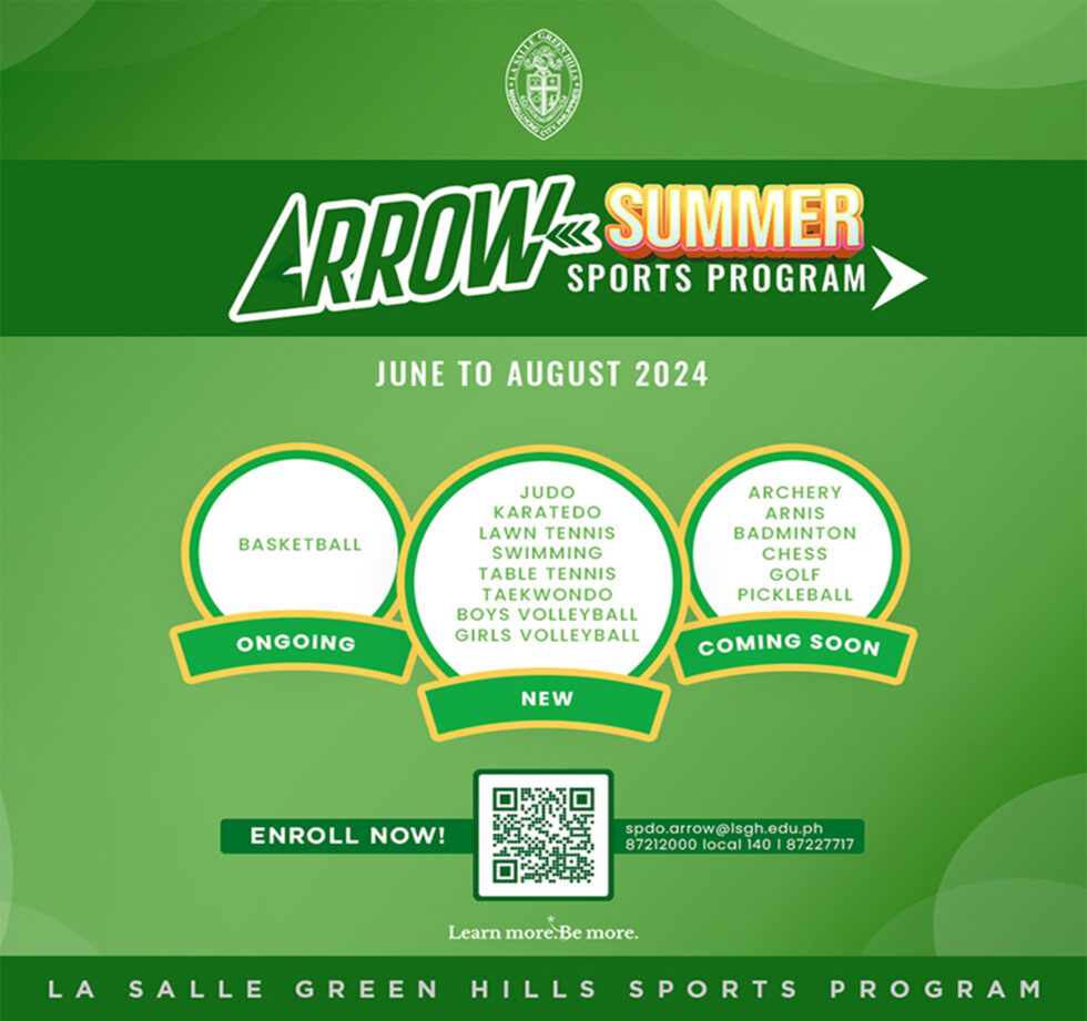 Learn more and be more with LSGH ARROW! | La Salle Green Hills