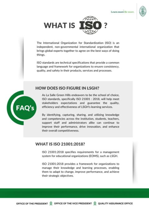 LSGH ISO | La Salle Green Hills