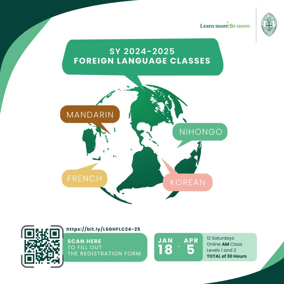 LSGH offers foreign language classes | La Salle Green Hills