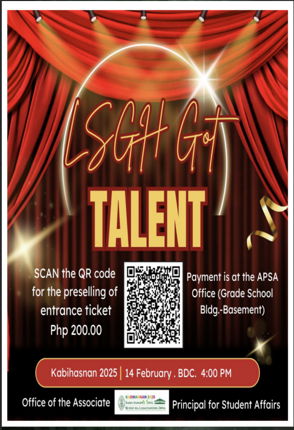 APSA presents LSGH Got Talent | La Salle Green Hills