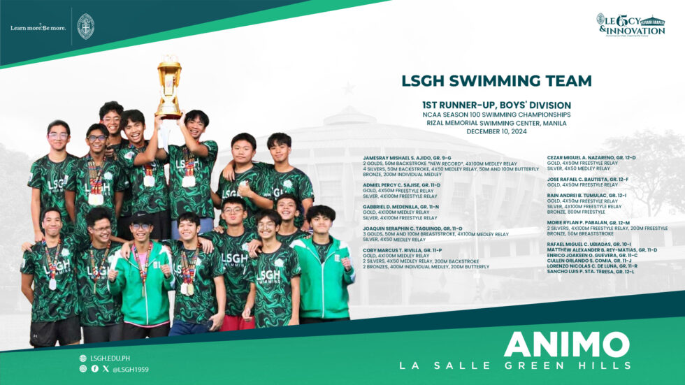 La Salle Green Hills | Learn More, Be More